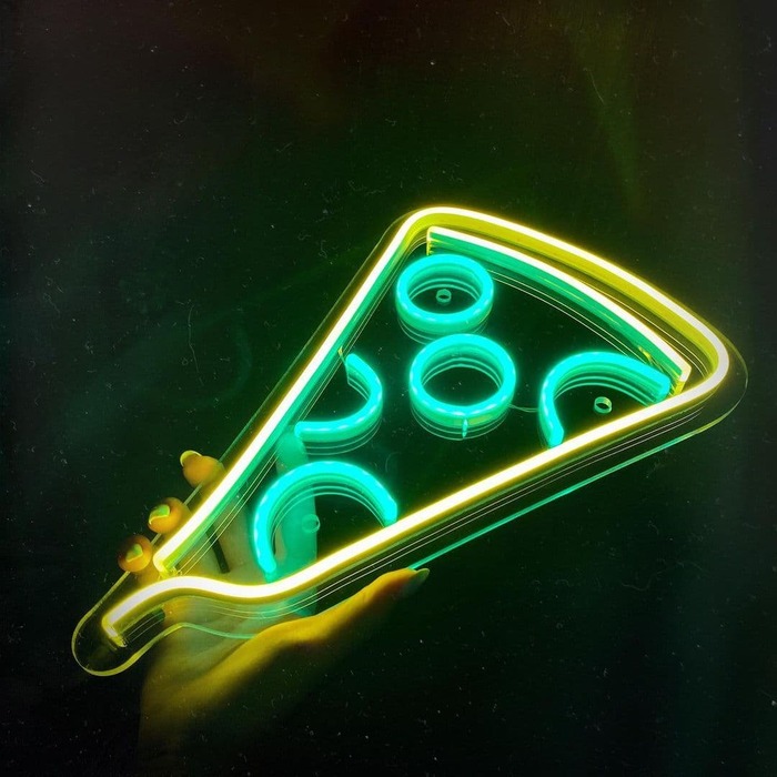 LED neonová cedule PIZZA 23*35 cm :: Led neonové cedule
